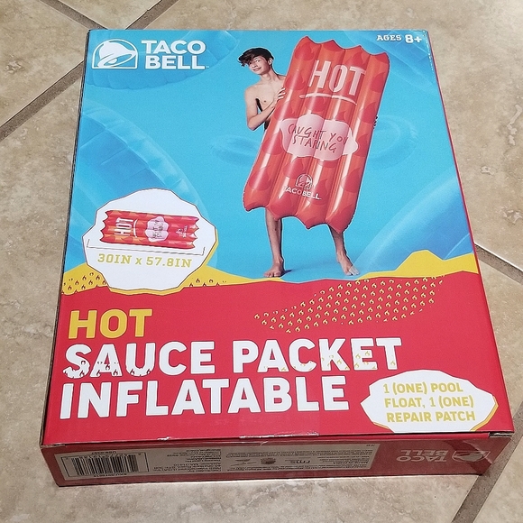 Taco Bell | Toys | Taco Bell Hot Sauce Packet 3x578 Inch Inflatable ...